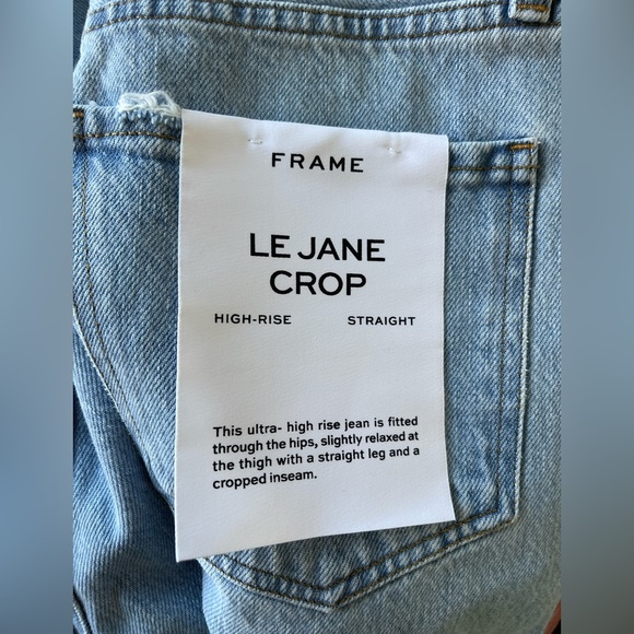 Frame Denim | Jeans | Frame Le Jane Crop In Varsity Blues New Never ...